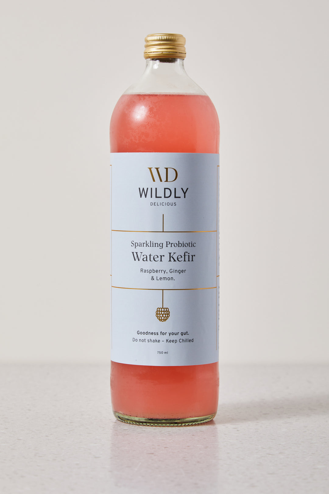 Water Kefir, Raspberry Lemon Ginger – Wildly
